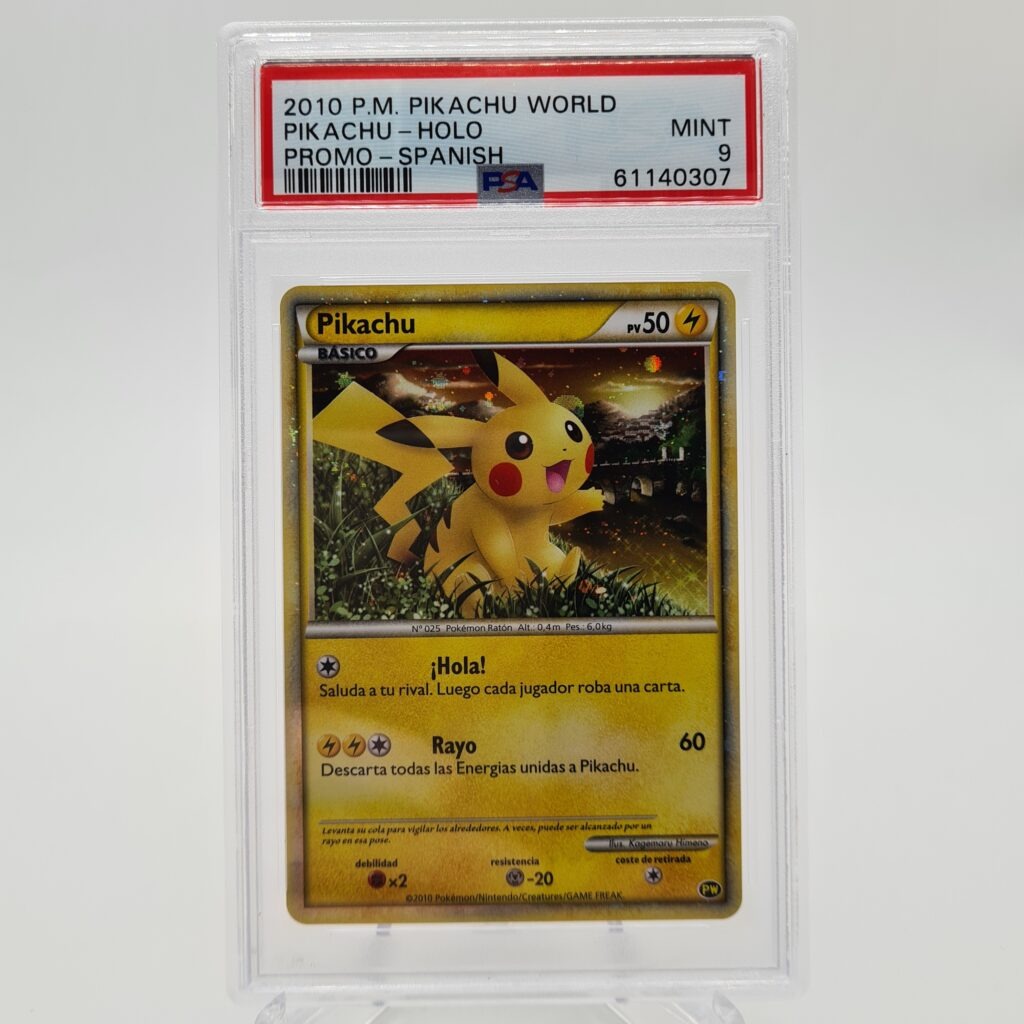 PSA 9 Pikachu Spanish - PWC - Cardcat