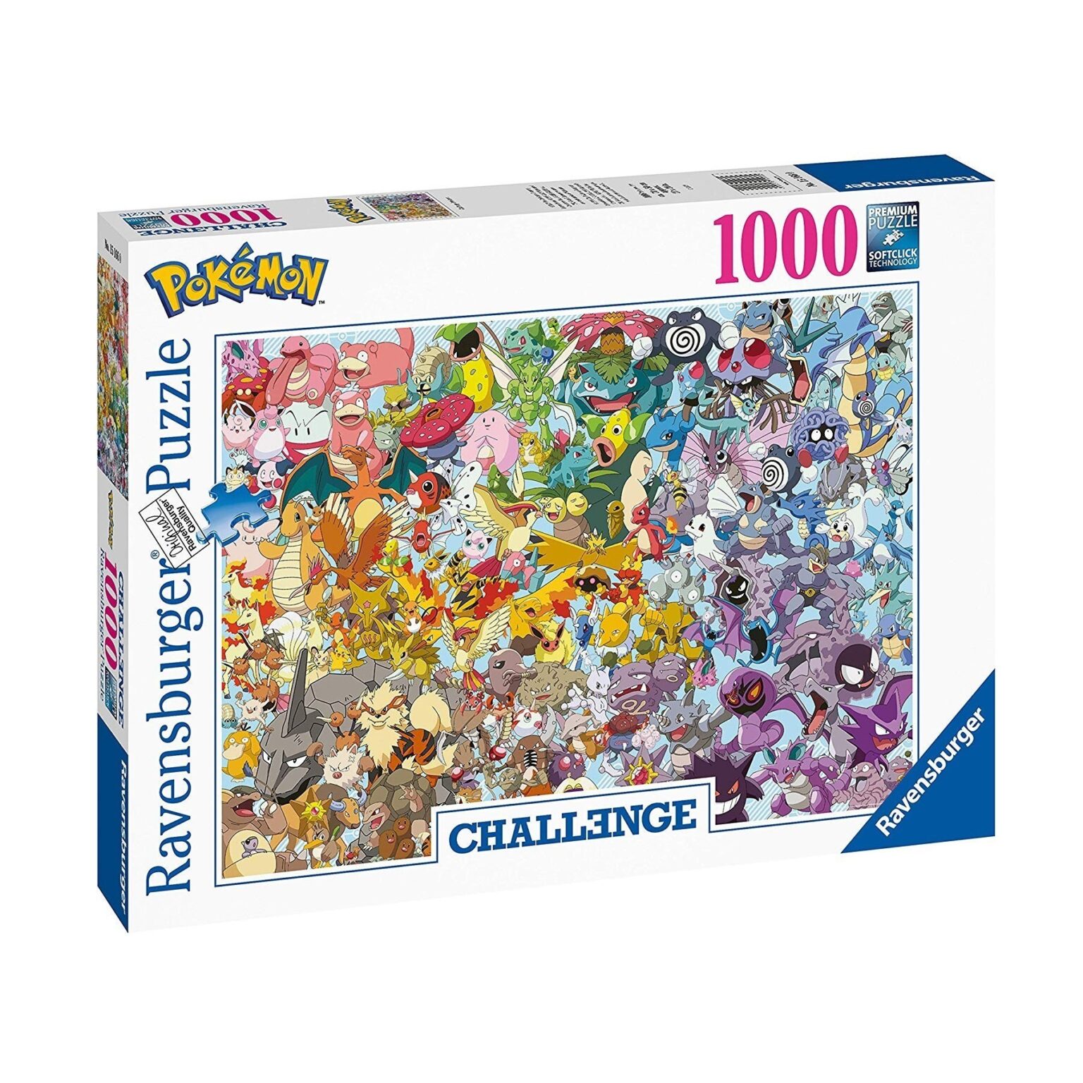 Ravensburger Challenge Puzzle - Pokemon Puzzle 1000 Teile - Cardcat